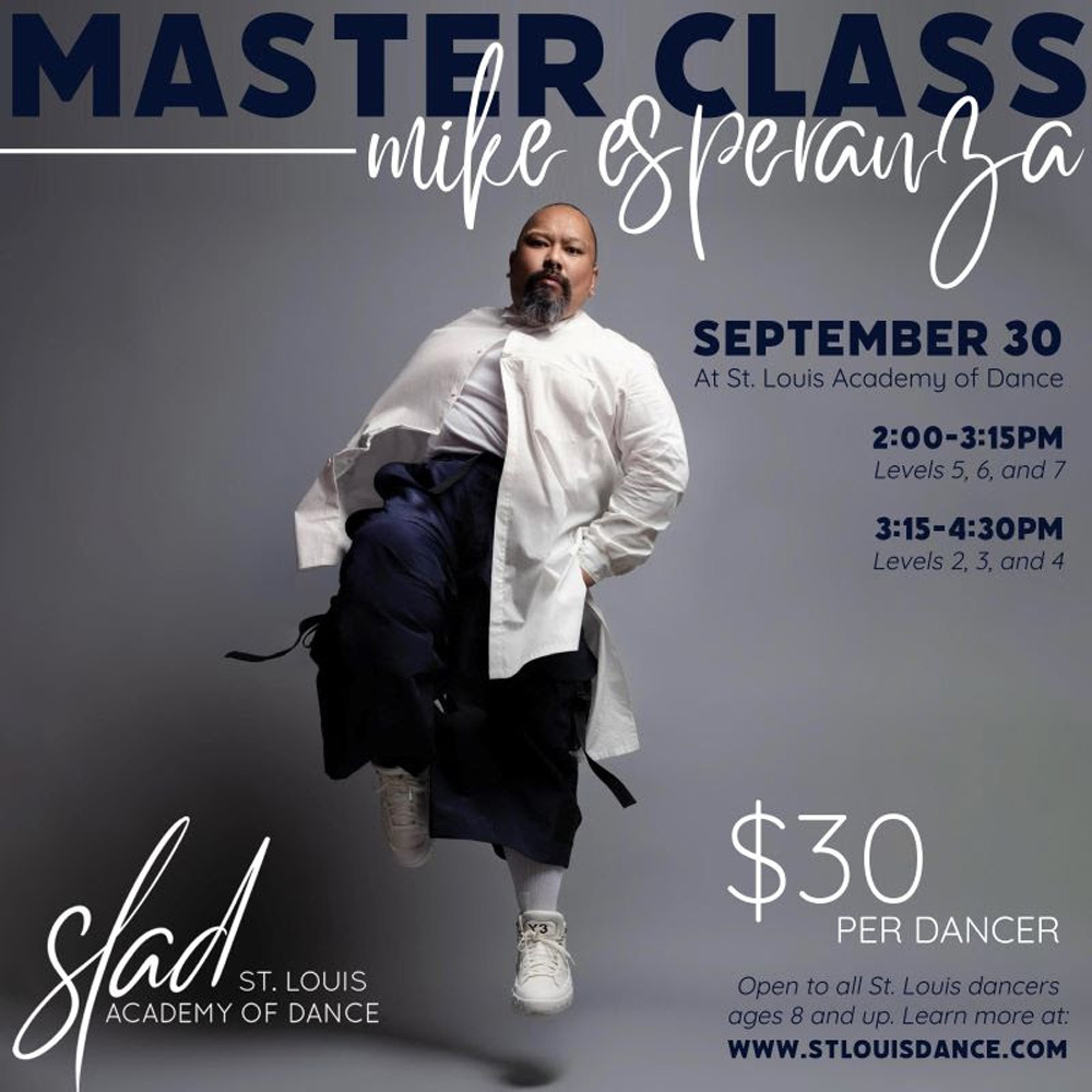 SLAD | St. Louis Academy of Dance | Master Class | Mike Esperanza